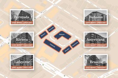 Appartements Benny Crescent - 2400, 2420, 2444, 2460, 2480, 2500 Rue ...