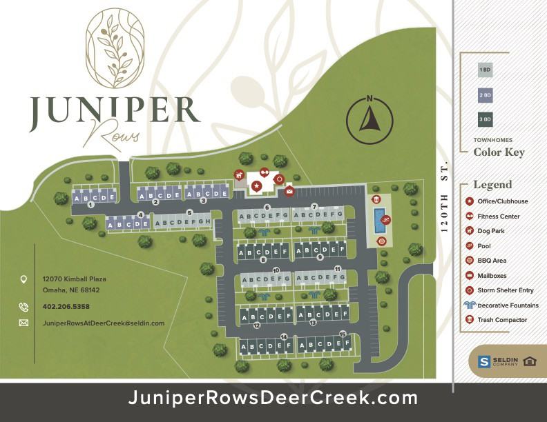 Juniper Rows at Deer Creek Apartments - 12070 Kimball Plz, Omaha, NE ...