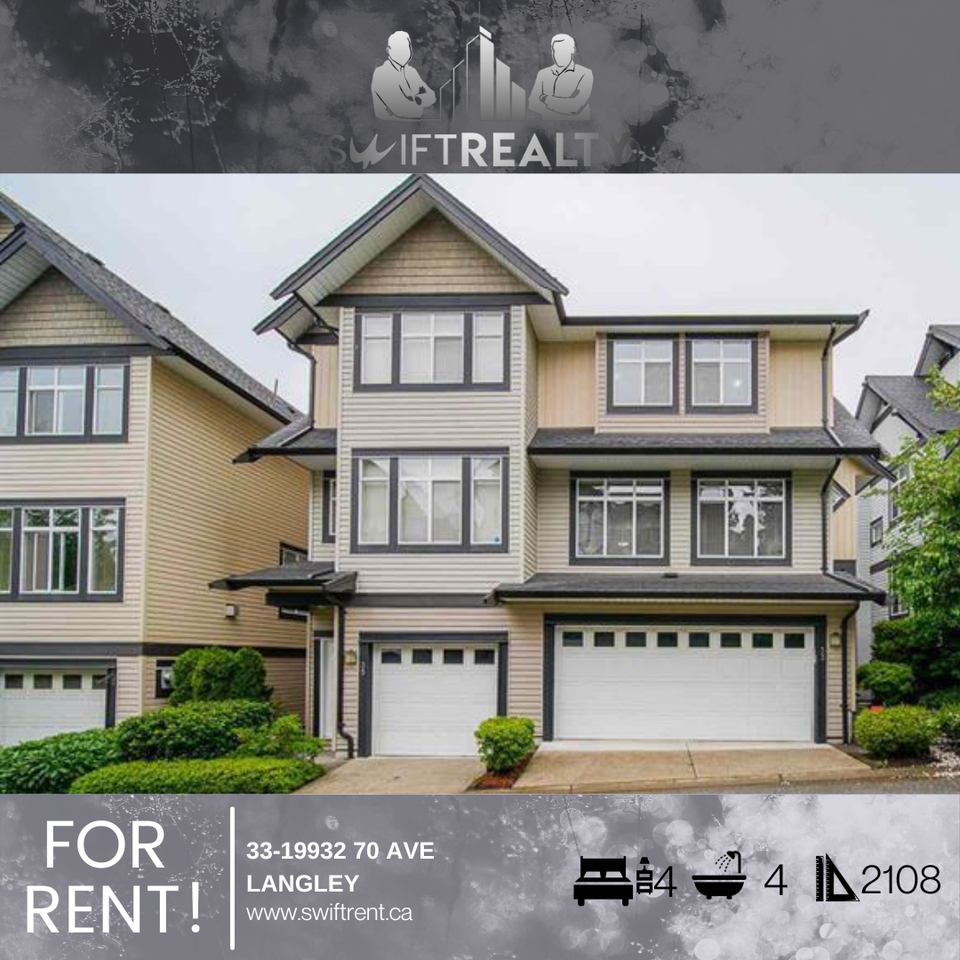 33-19932 70 Ave Apartments - 19932 Summerwood Townhouses Langley BC ...