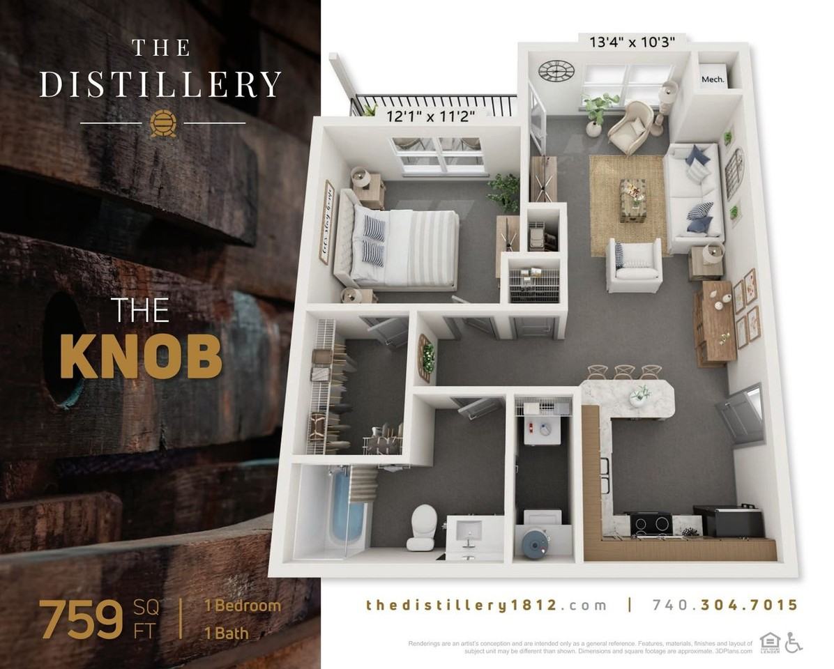 The Distillery Apartments - 1812 Bourbon St Ashville OH | Zumper