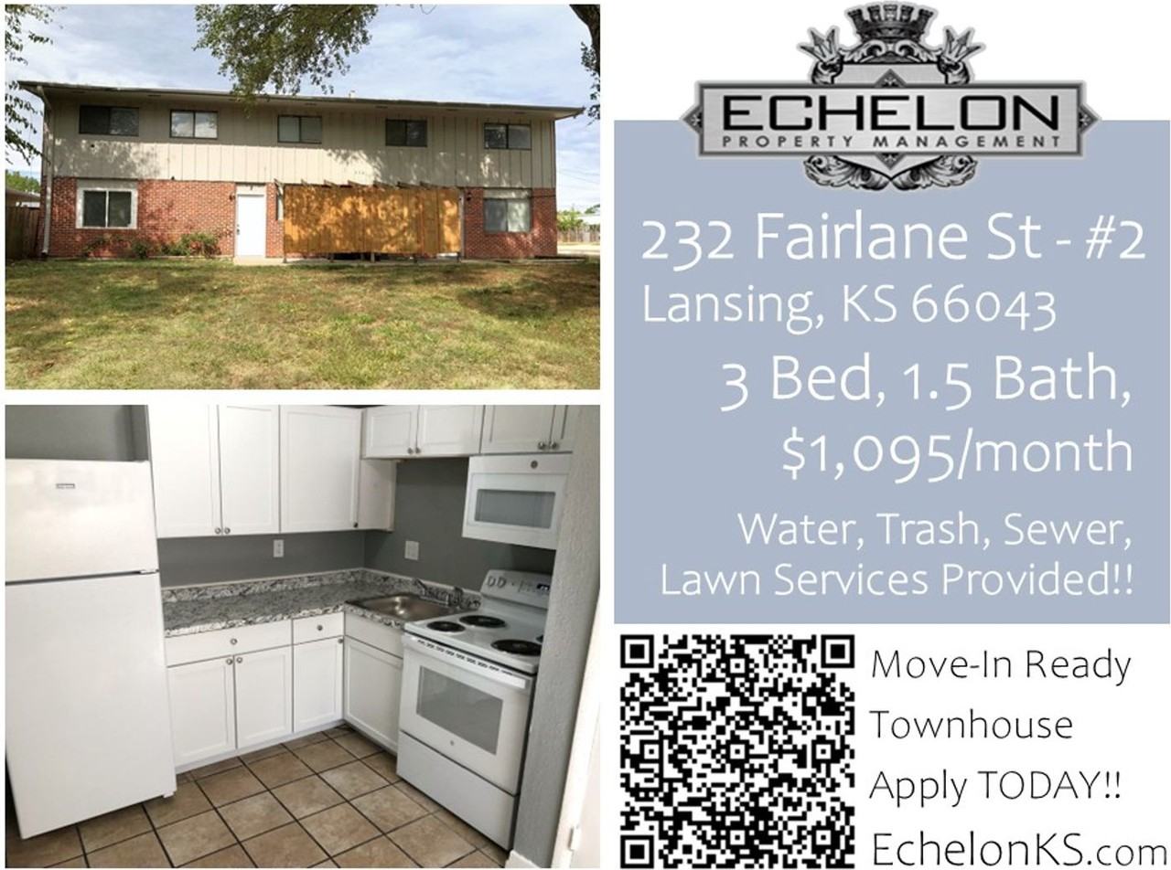 232 Fairlane Fourplex Apartments - Lansing KS | Zumper