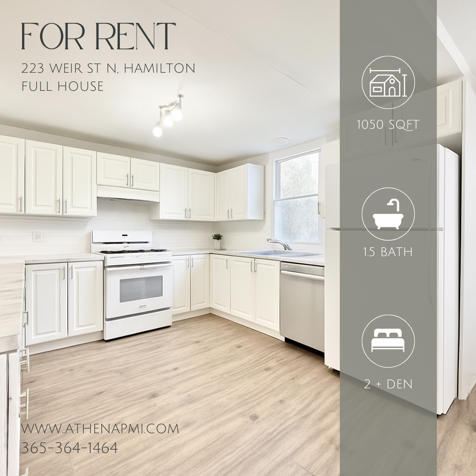 223 Weir St N, Hamilton, ON L8H 5G2, CAN - 3 bedroom House Rental - Zumper